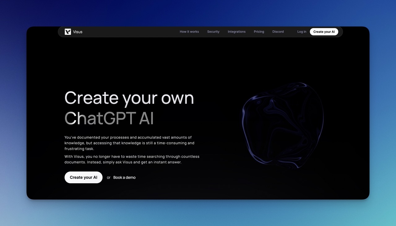 Visus - Crea tu propio ChatGPT con tus documentos - 🤖 AI MAFIA